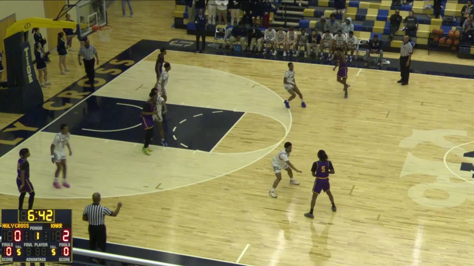 Holy Cross School vs Edna Karr High - Abram Taylor highlights - Hudl