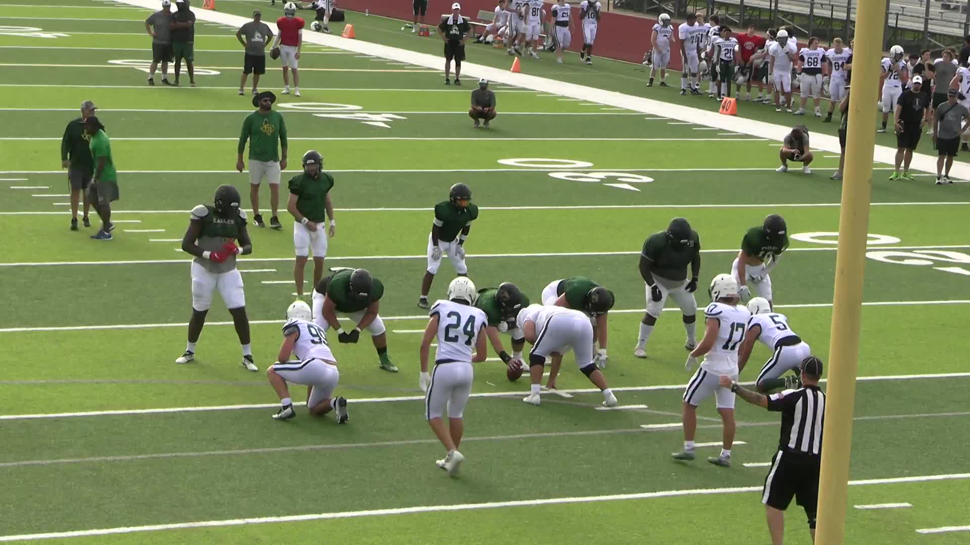 1st Scrimmage - Senior Season - Nathan Robison highlights - Hudl