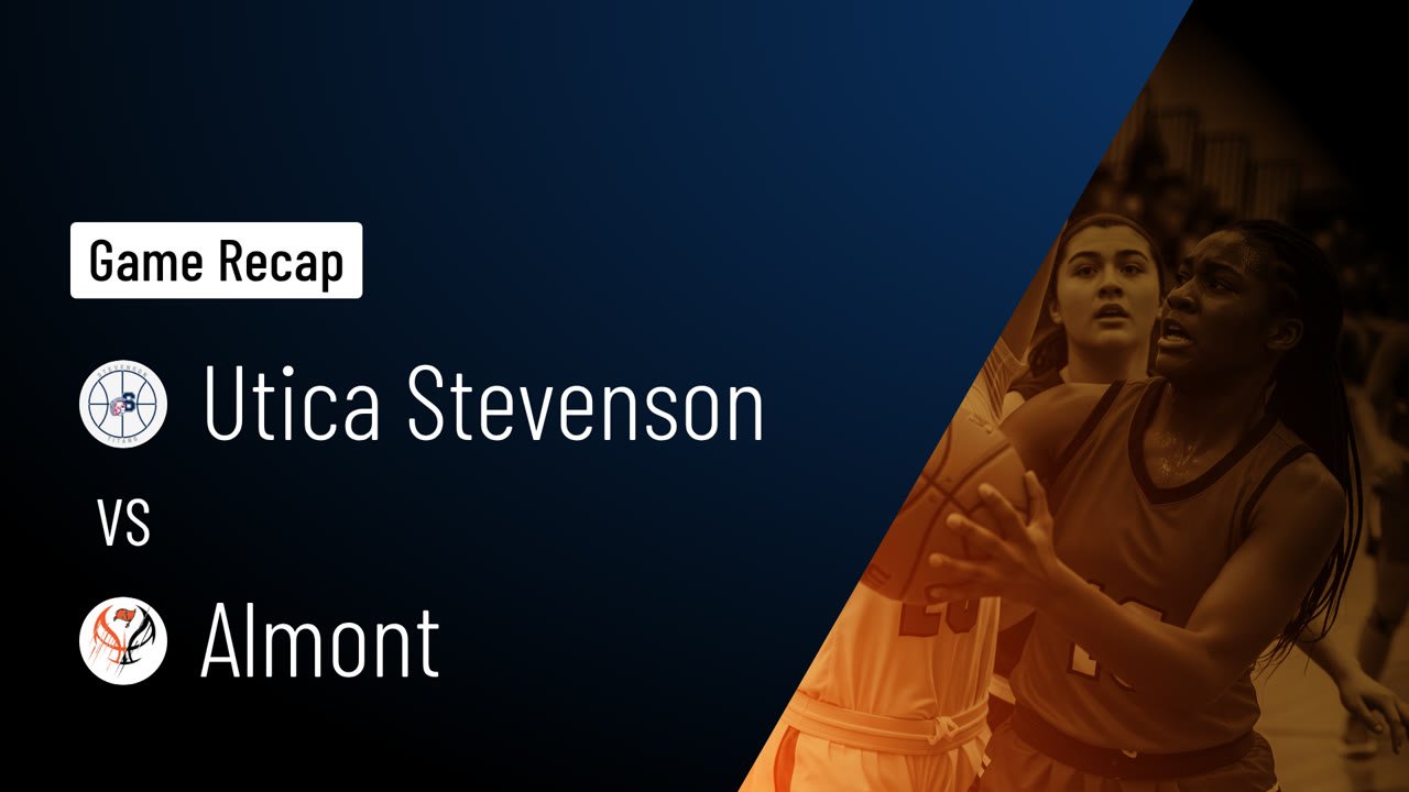 Utica Stevenson vs Almont Game Highlights - Dec. 9, 2025 - Utica ...
