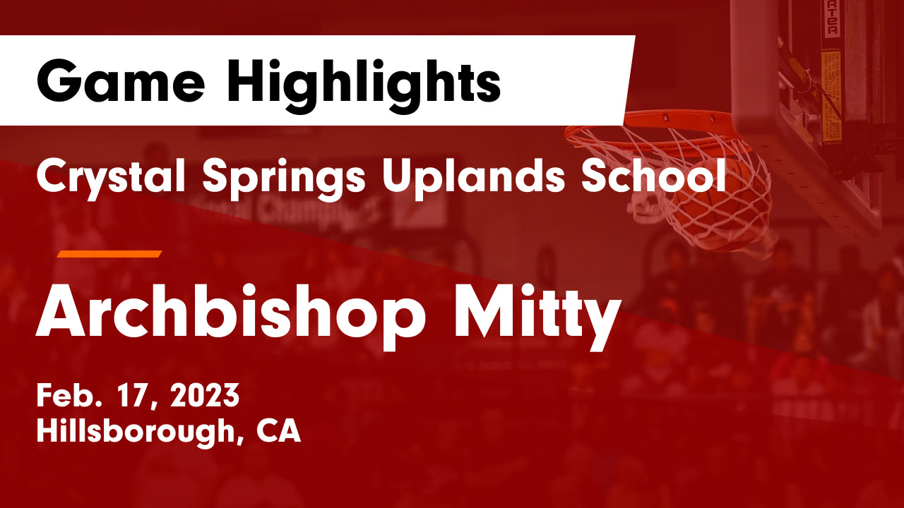 Crystal Springs Uplands (Hillsborough, CA) High School Sports ...