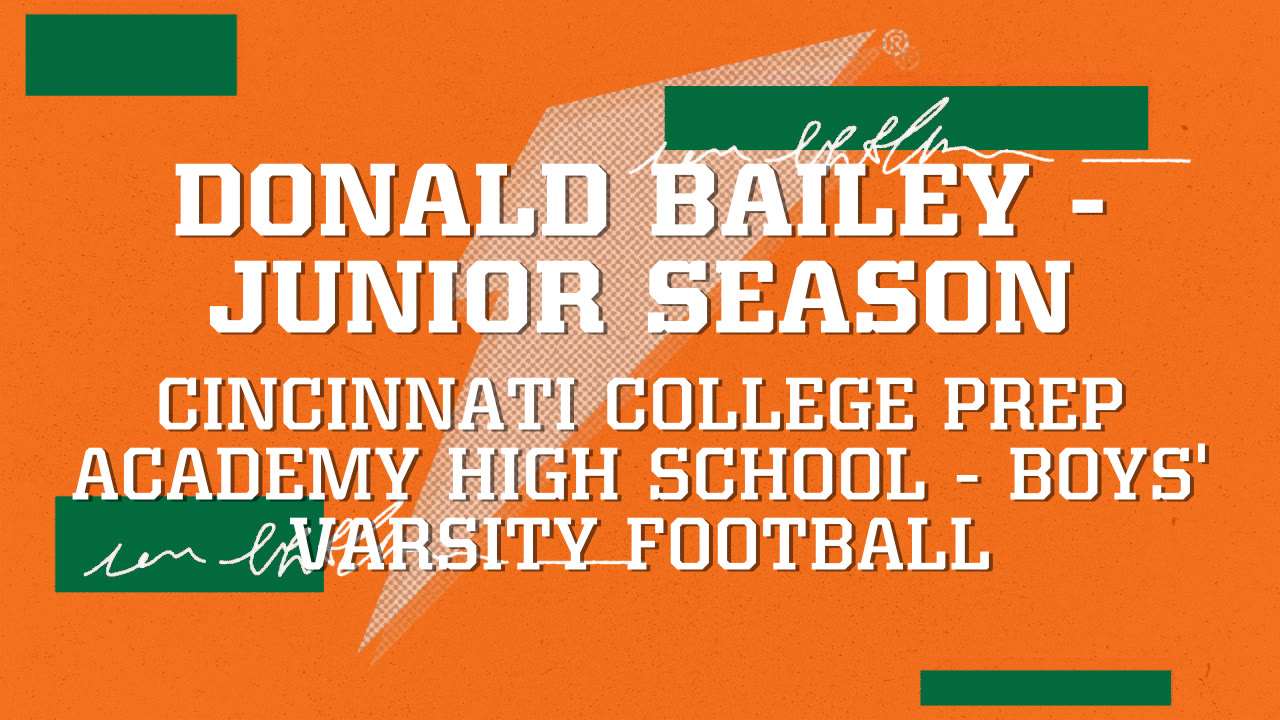 Donald Bailey - Junior Season - Cincinnati College highlights - Hudl