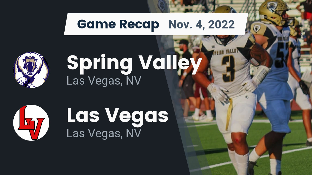 Videos - Spring Valley Grizzlies (Las Vegas, NV) Varsity Football