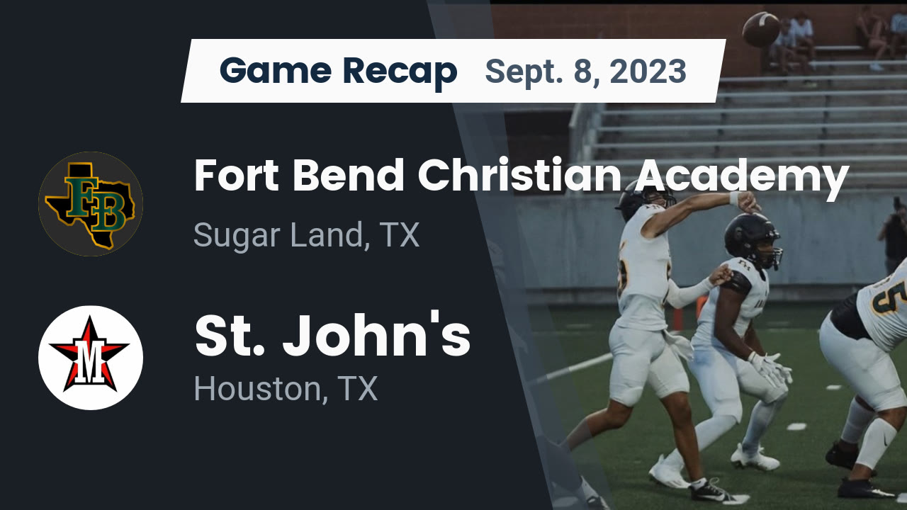 Fort Bend Christian Academy (Sugar Land, TX) Sports - Football ...
