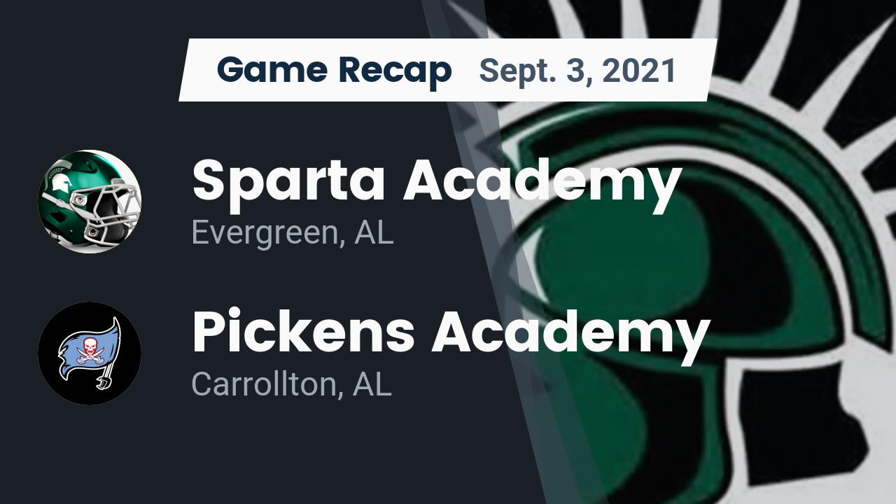 Recap: Sparta Academy vs. Pickens Academy 2021 - Sparta Academy ...