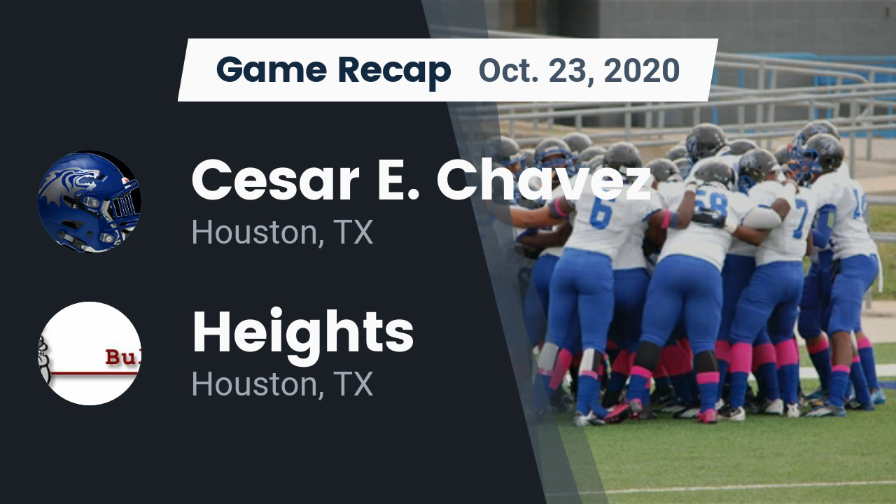 Recap: Cesar E. Chavez vs. Heights 2020 - Chavez High School highlights ...