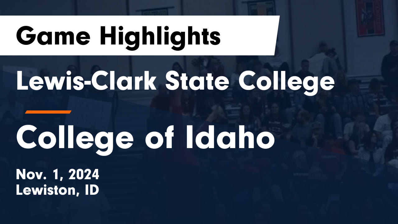 Lewis-Clark State College vs College of Idaho Game Highlights - Nov. 1 ...