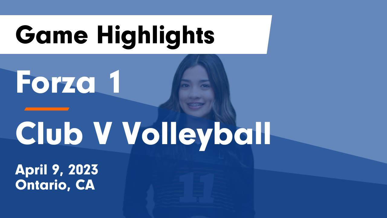 Forza 1 vs Club V Volleyball Game Highlights - April 9, 2023 - Forza 1 ...