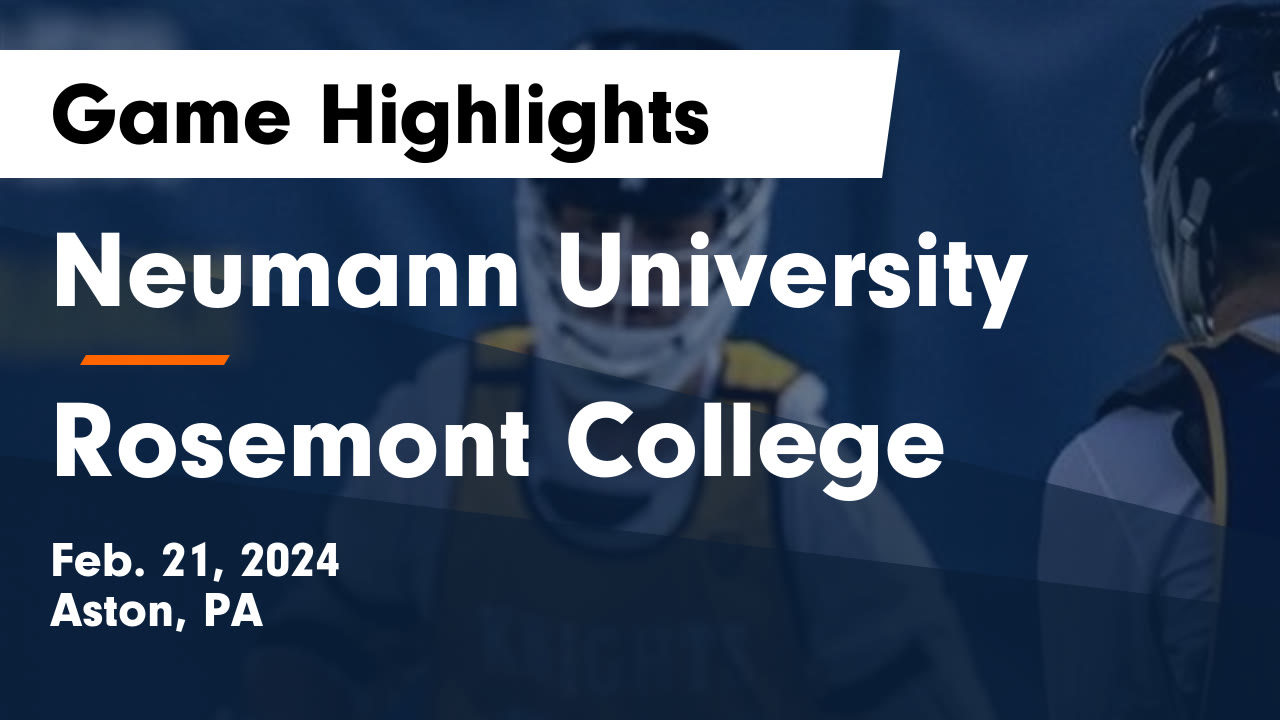 Neumann University vs Rosemont College Game Highlights - Feb. 21, 2024 ...