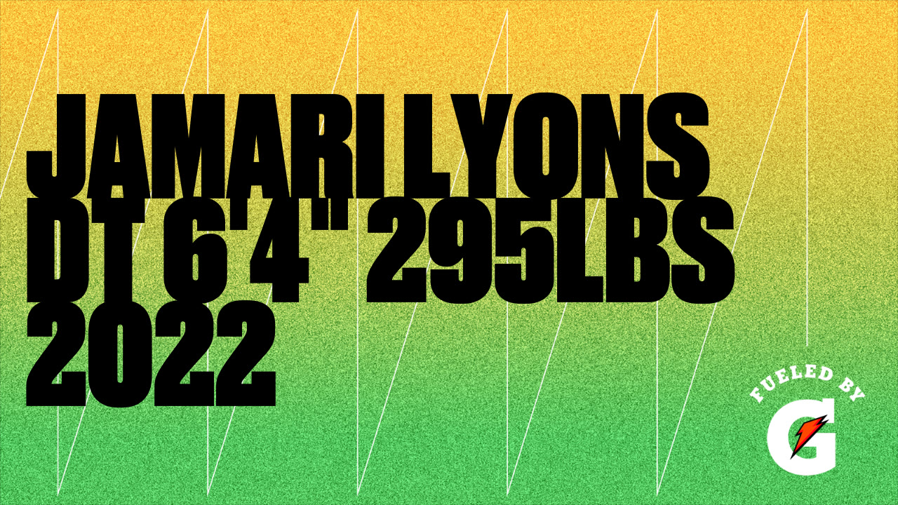 Jamari Lyons DT 6'4" 295lbs 2022 - Jamari Lyons highlights - Hudl