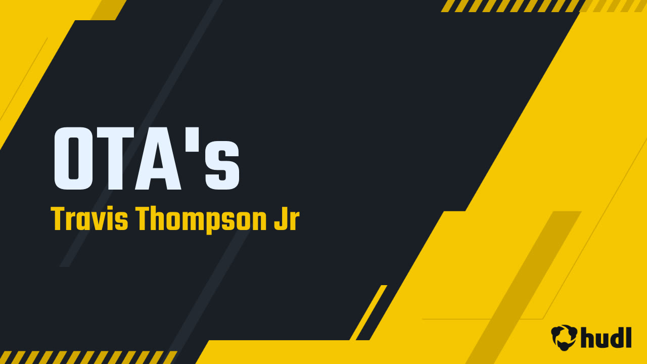 OTA's - Travis Thompson Jr highlights - Hudl