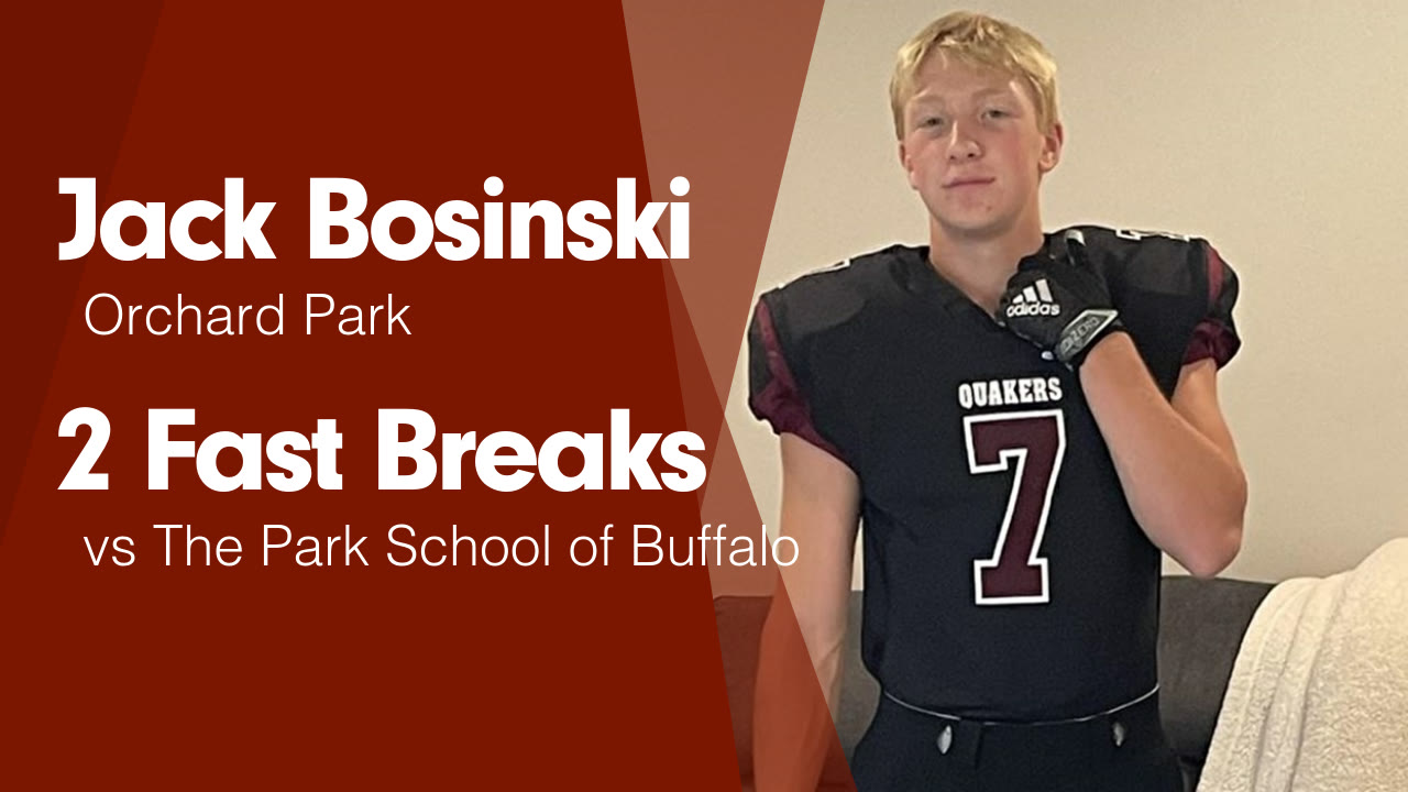 2 Fast Breaks vs The Park School of Buffalo - Jack Bosinski highlights ...