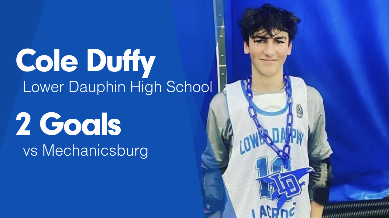 2 Goals vs Mechanicsburg - Cole Duffy highlights - Hudl