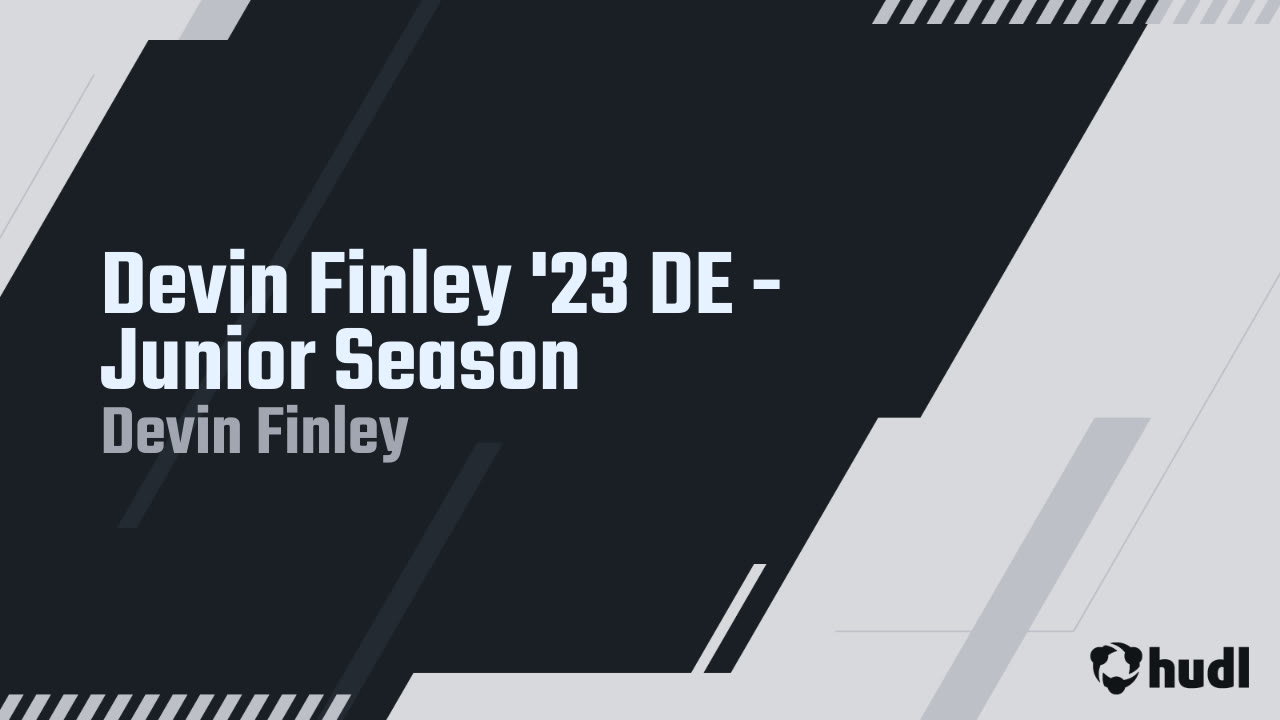 Devin Finley '23 DE - Junior Season - Devin Finley highlights - Hudl