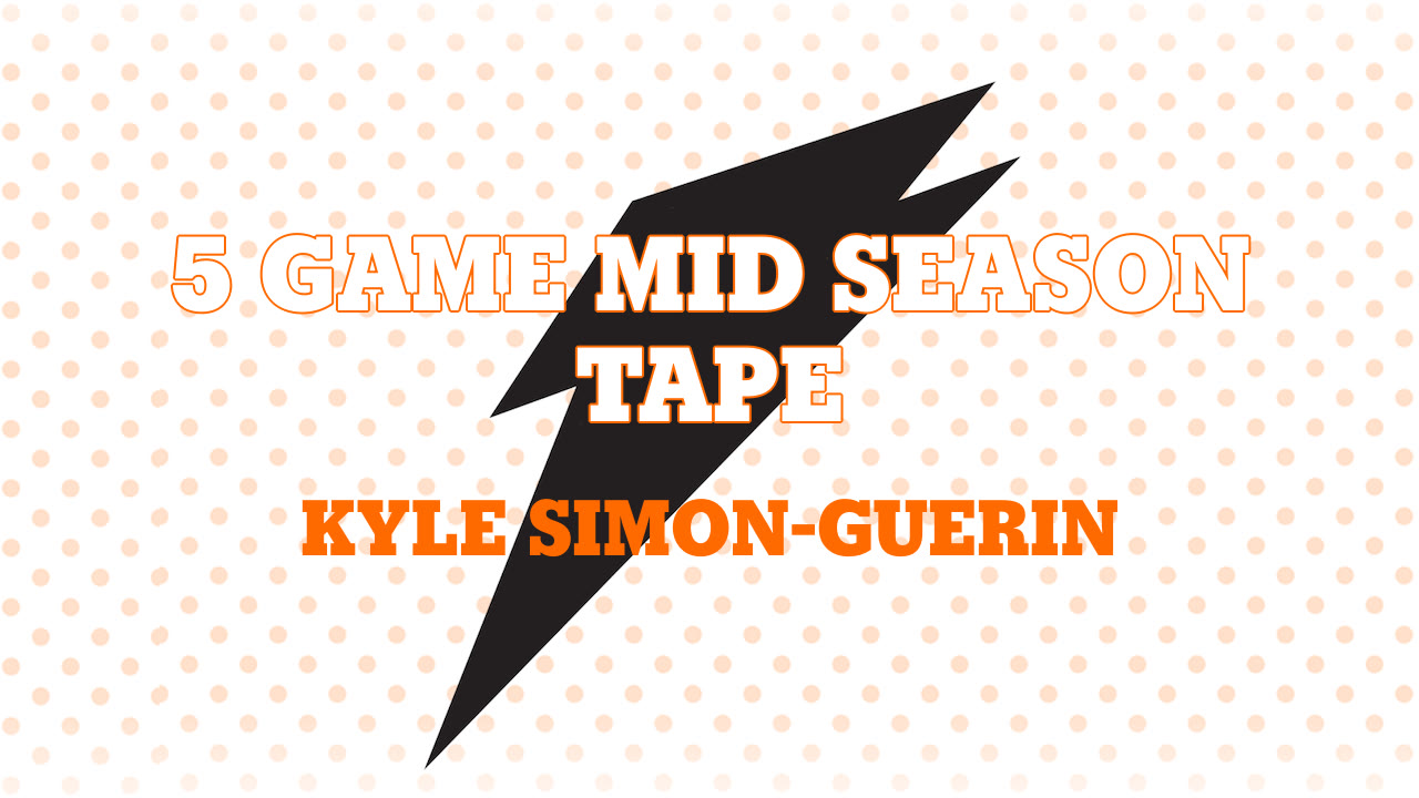 5 Game Mid Season Tape - Kyle Simon-Guerin highlights - Hudl