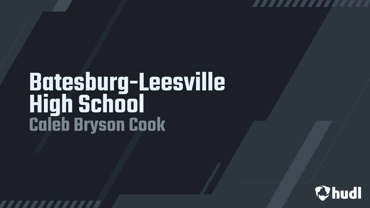 Batesburg-Leesville High School - Caleb Bryson Cook highlights - Hudl