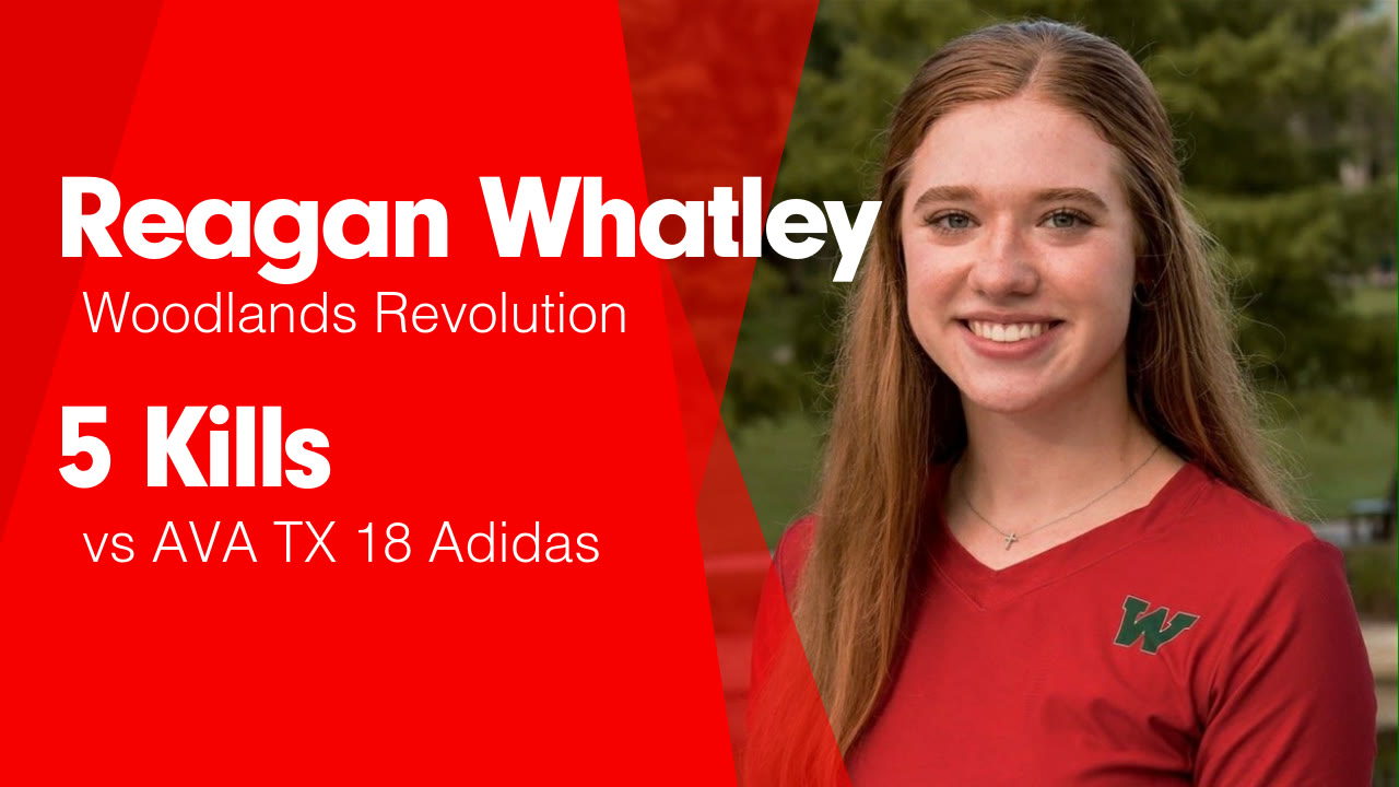 5 Kills vs AVA TX 18 Adidas - Reagan Whatley highlights - Hudl