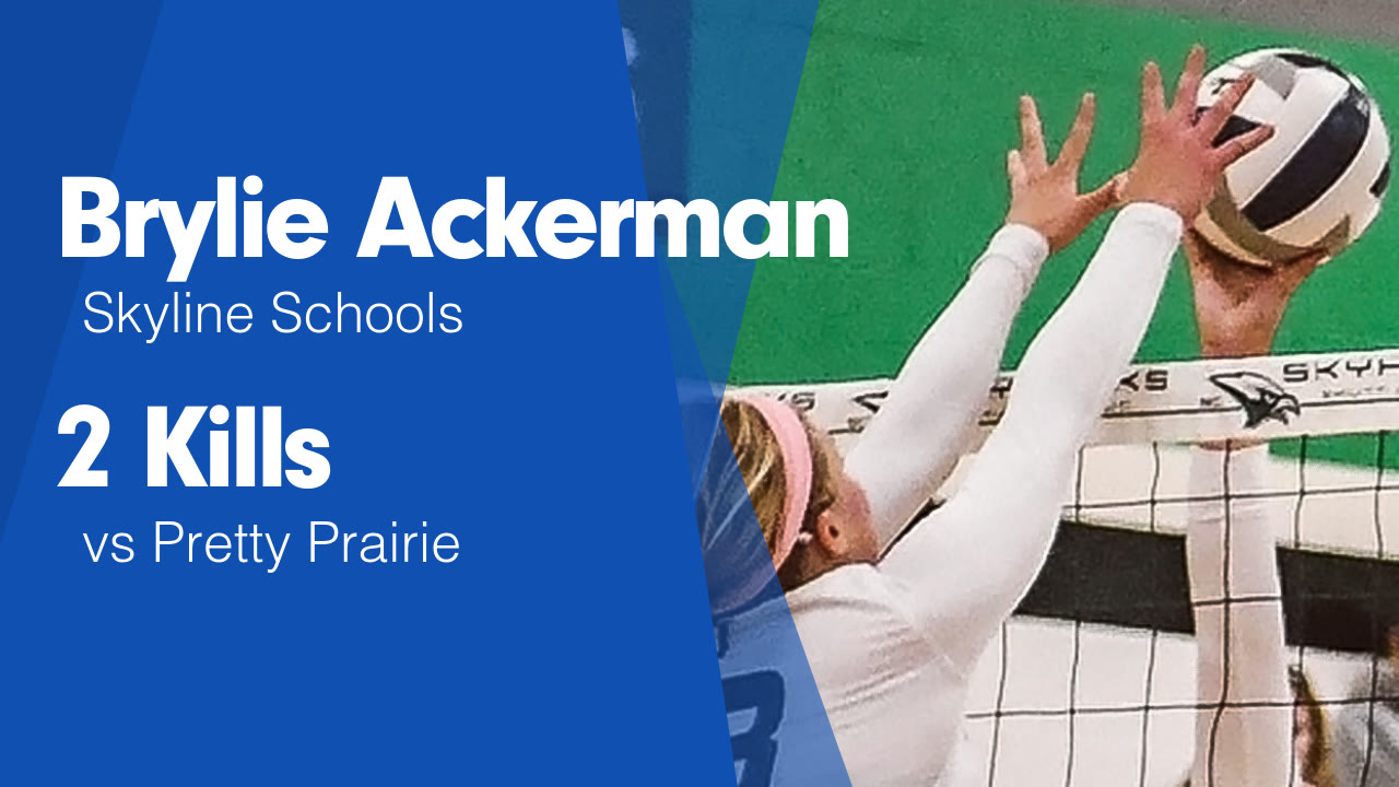 2 Kills vs Pretty Prairie - Brylie Ackerman highlights - Hudl