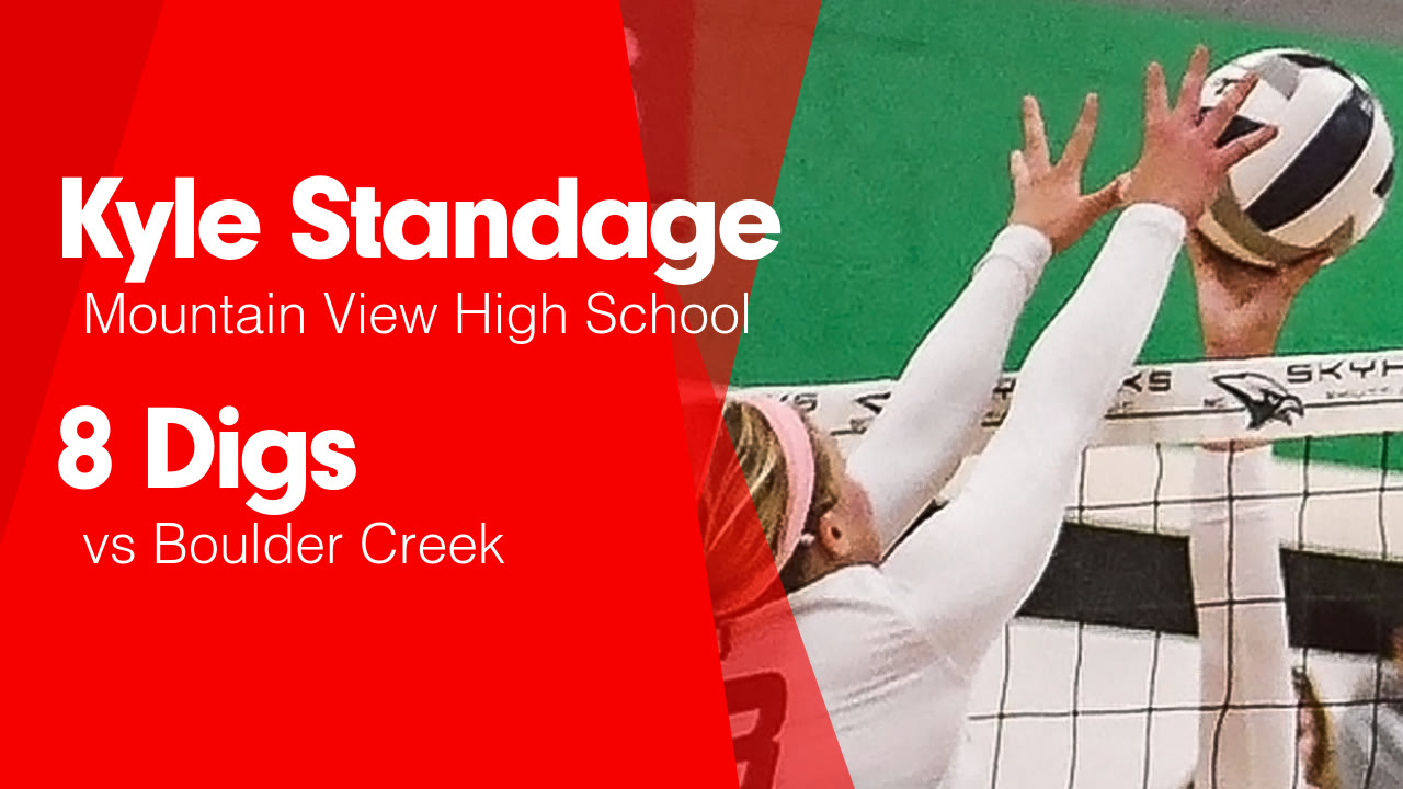 8 Digs vs Boulder Creek - Kyle Standage highlights - Hudl