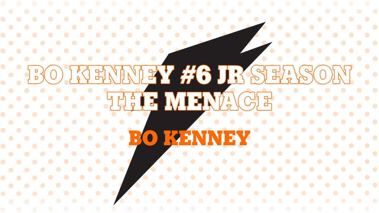 Bo Kenney #6 JR Season THE MENACE - Bo Kenney highlights - Hudl