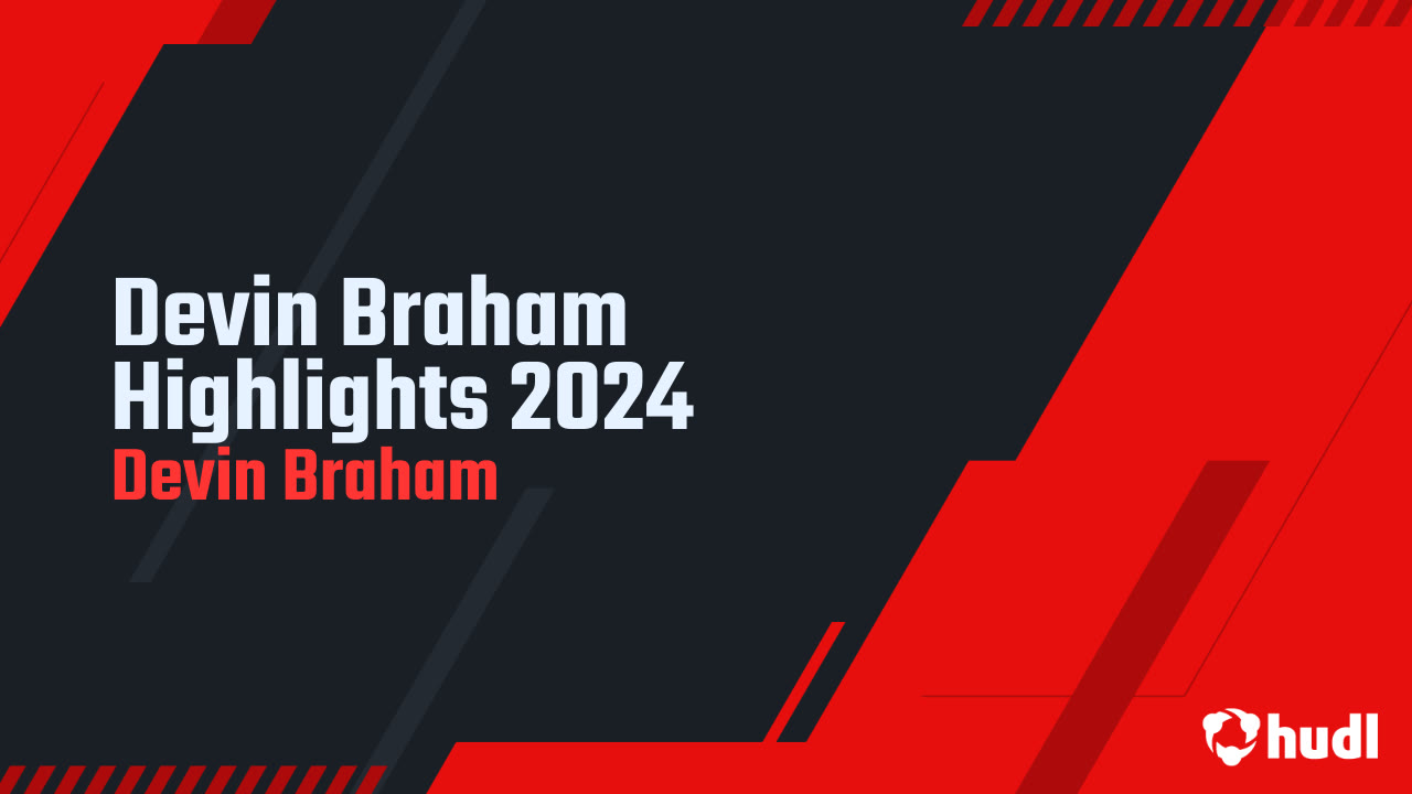 Devin Braham Highlights 2024 - Devin Braham highlights - Hudl