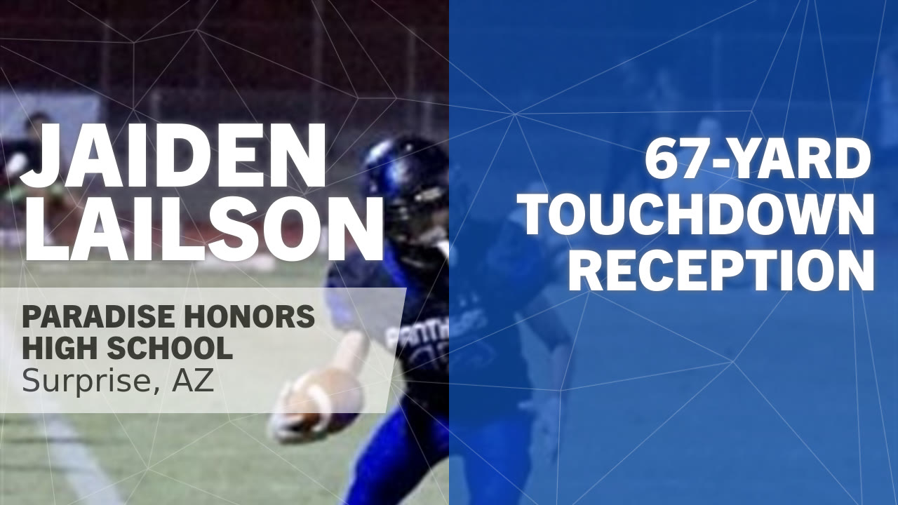 67-yard Touchdown Reception vs Payson - Jaiden Lailson highlights - Hudl