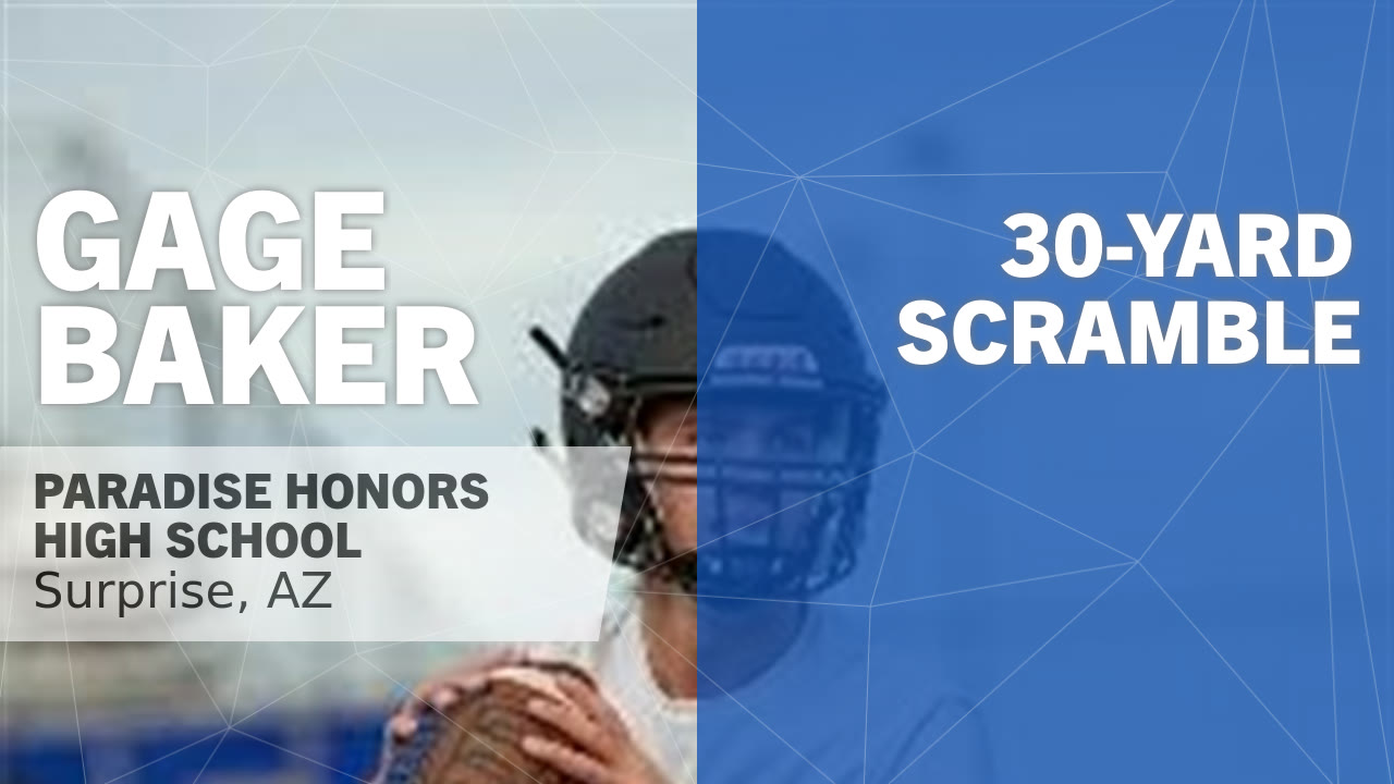 30-yard Scramble vs Payson - Gage Baker highlights - Hudl