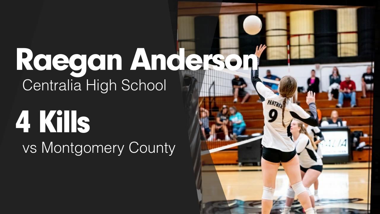 4 Kills vs Montgomery County - Raegan Anderson highlights - Hudl