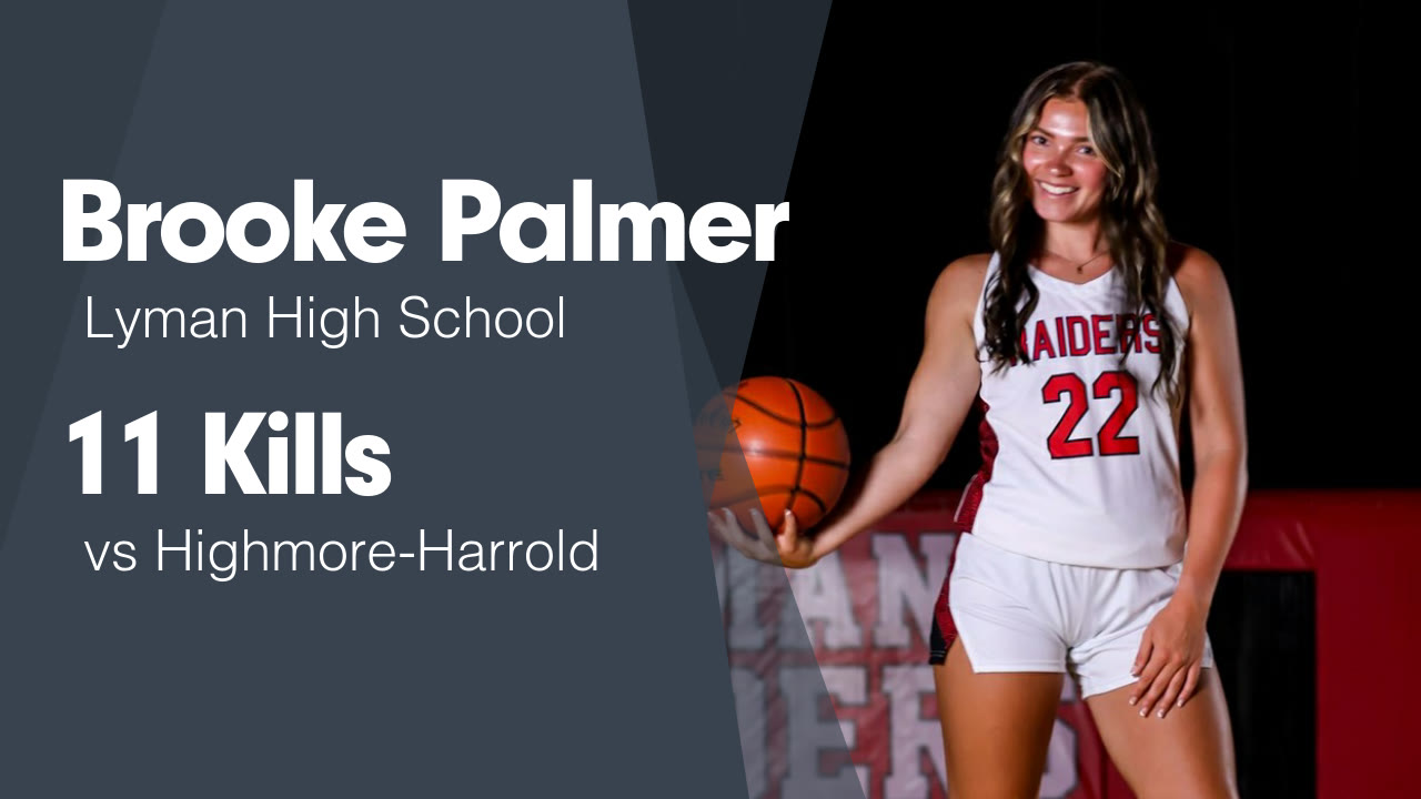 11 Kills vs Highmore-Harrold - Brooke Palmer highlights - Hudl