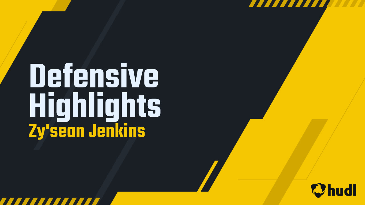 Defensive Highlights - Zy'sean Jenkins highlights - Hudl