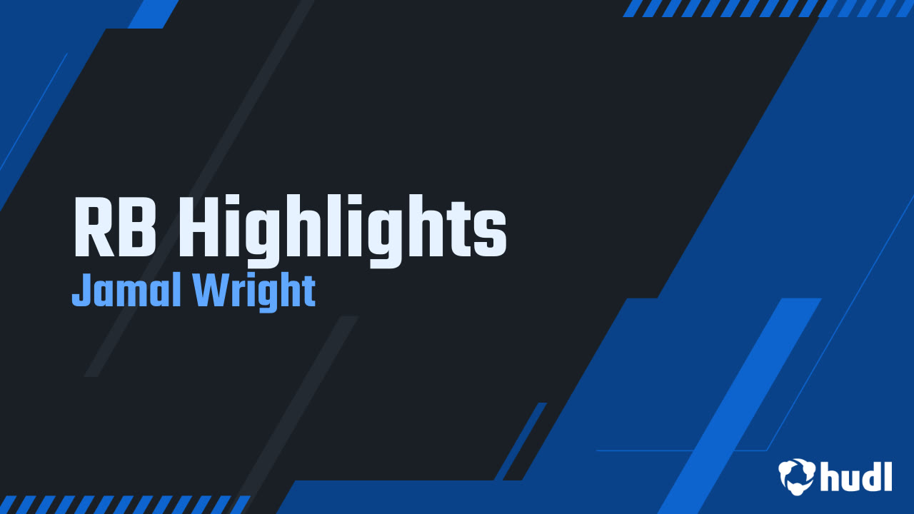 RB Highlights - Jamal Wright highlights - Hudl