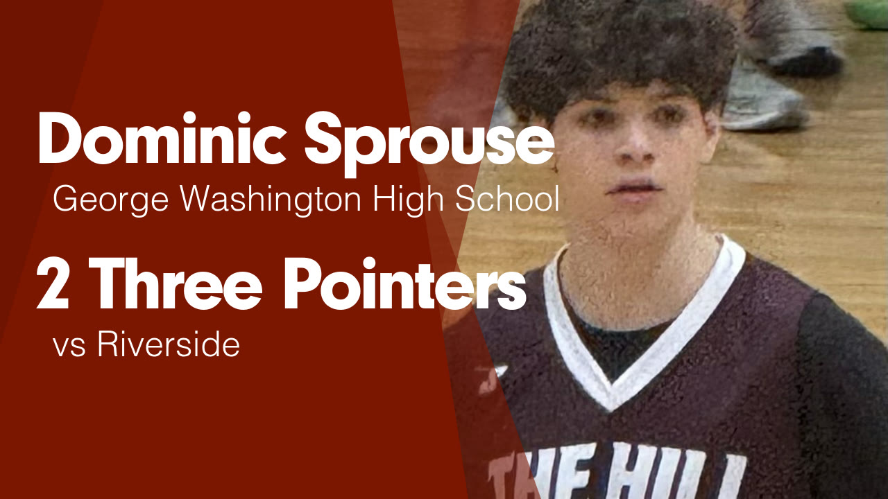 2 Three Pointers vs Riverside - Dominic Sprouse highlights - Hudl
