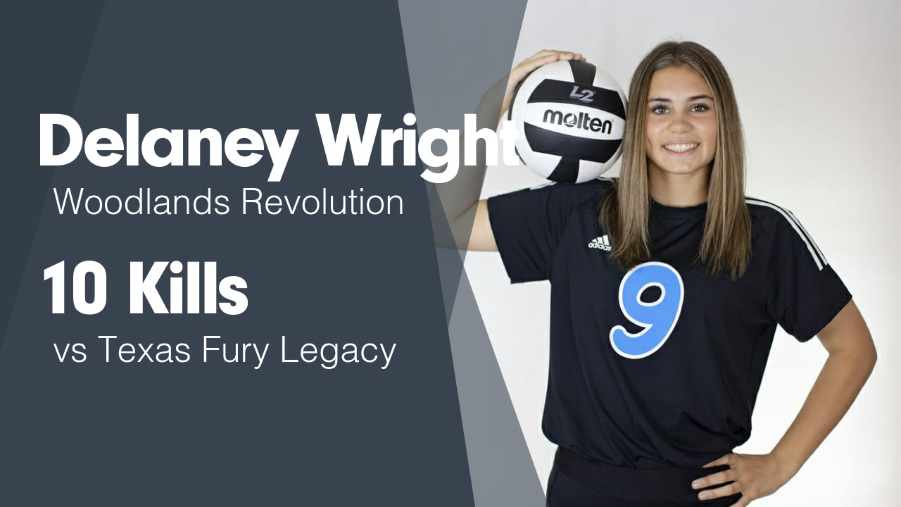10 Kills vs Texas Fury Legacy - Delaney Wright highlights - Hudl