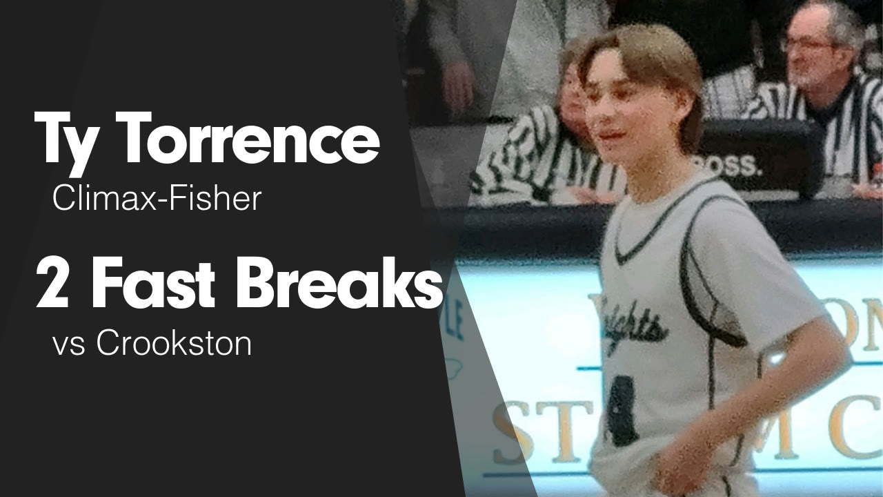 2 Fast Breaks vs Crookston - Ty Torrance highlights - Hudl