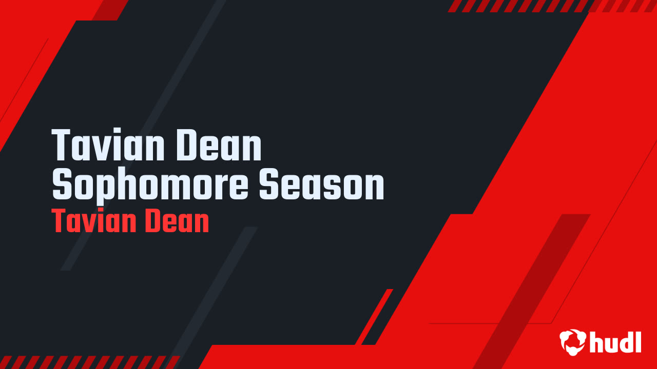 Tavian Dean Sophomore Season - Tavian Dean highlights - Hudl