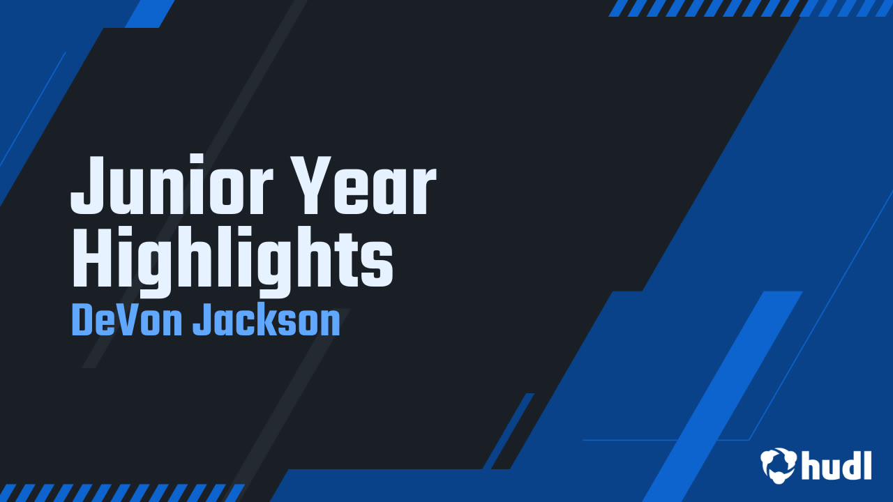 Junior Year Highlights - DeVon Jackson highlights - Hudl