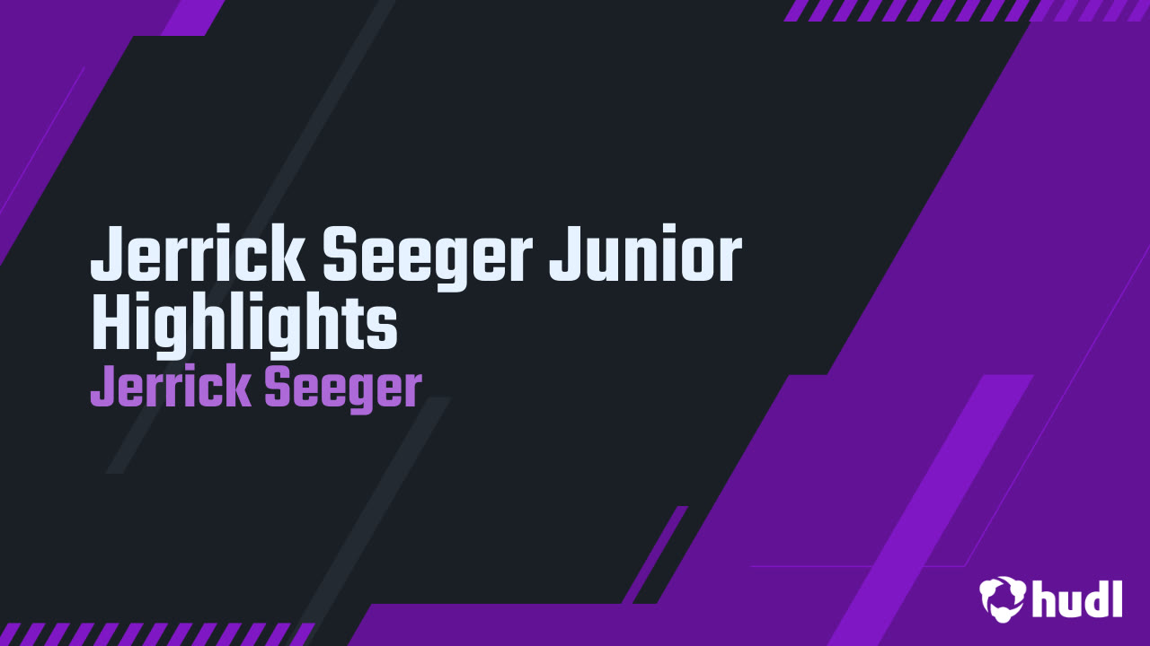 Jerrick Seeger Junior Highlights - Jerrick Seeger highlights - Hudl