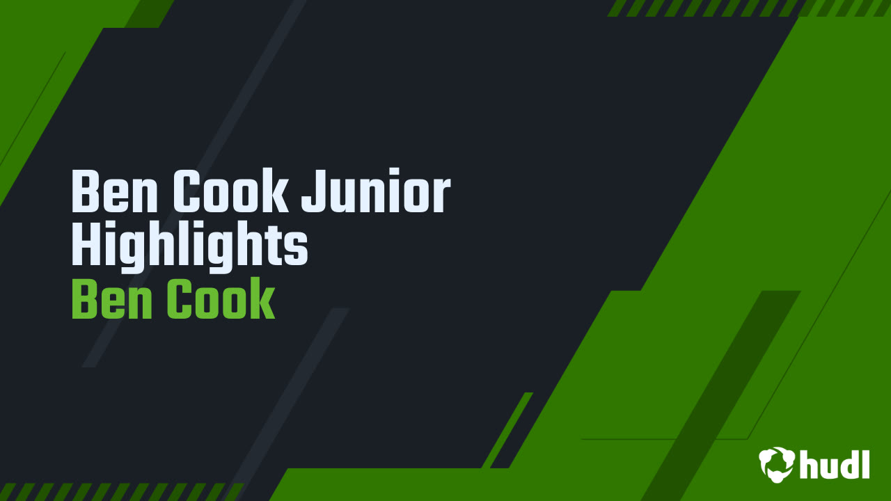 Ben Cook Junior Highlights - Ben Cook highlights - Hudl
