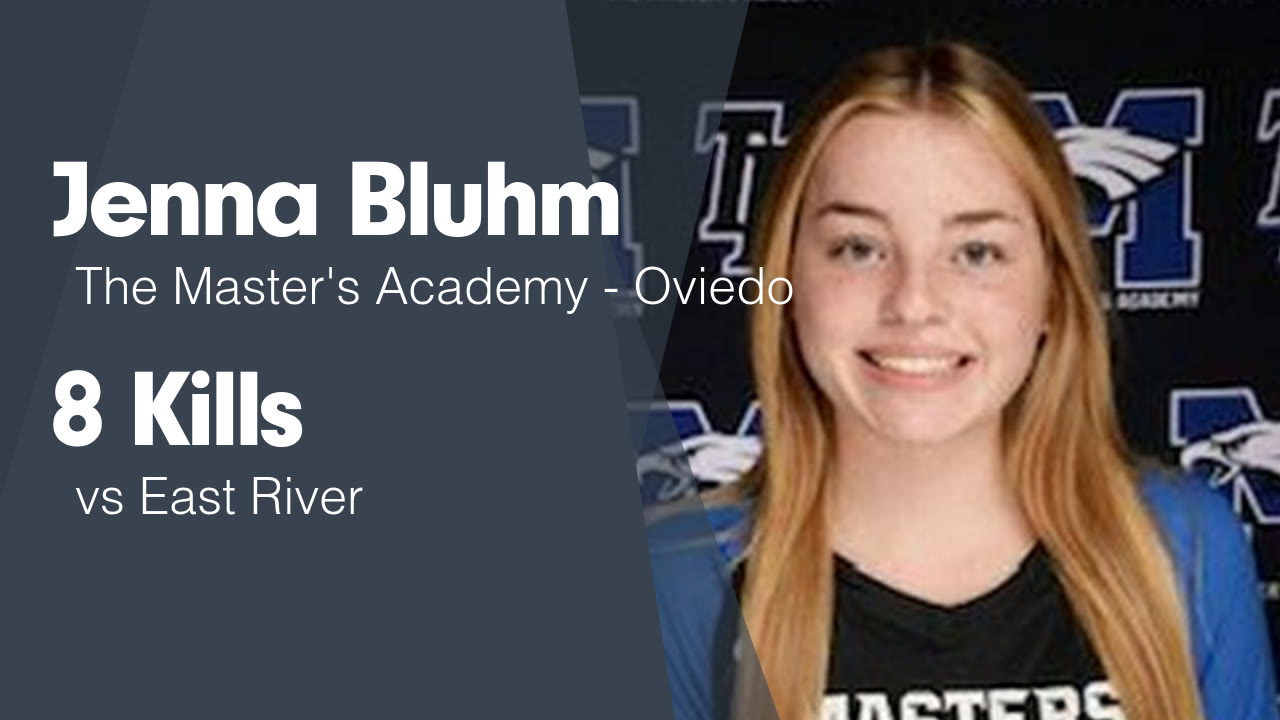 8 Kills vs East River - Jenna Bluhm highlights - Hudl
