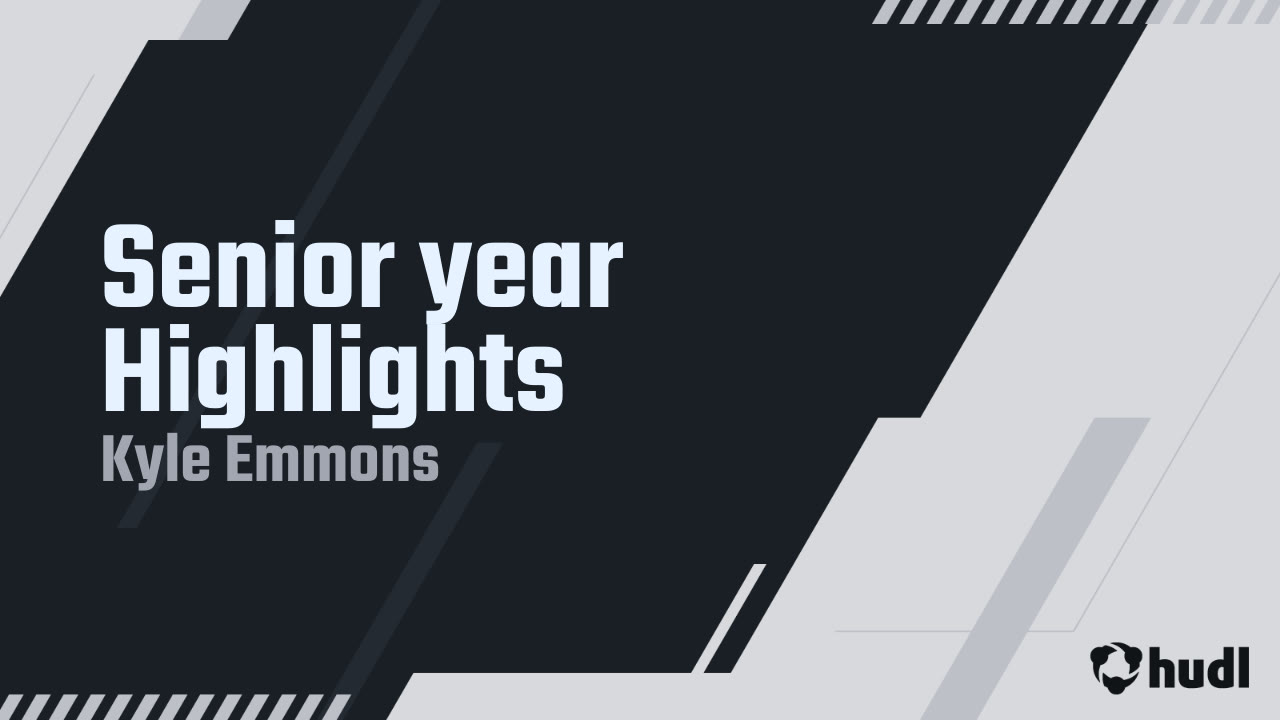 Senior year Highlights - Kyle Emmons highlights - Hudl