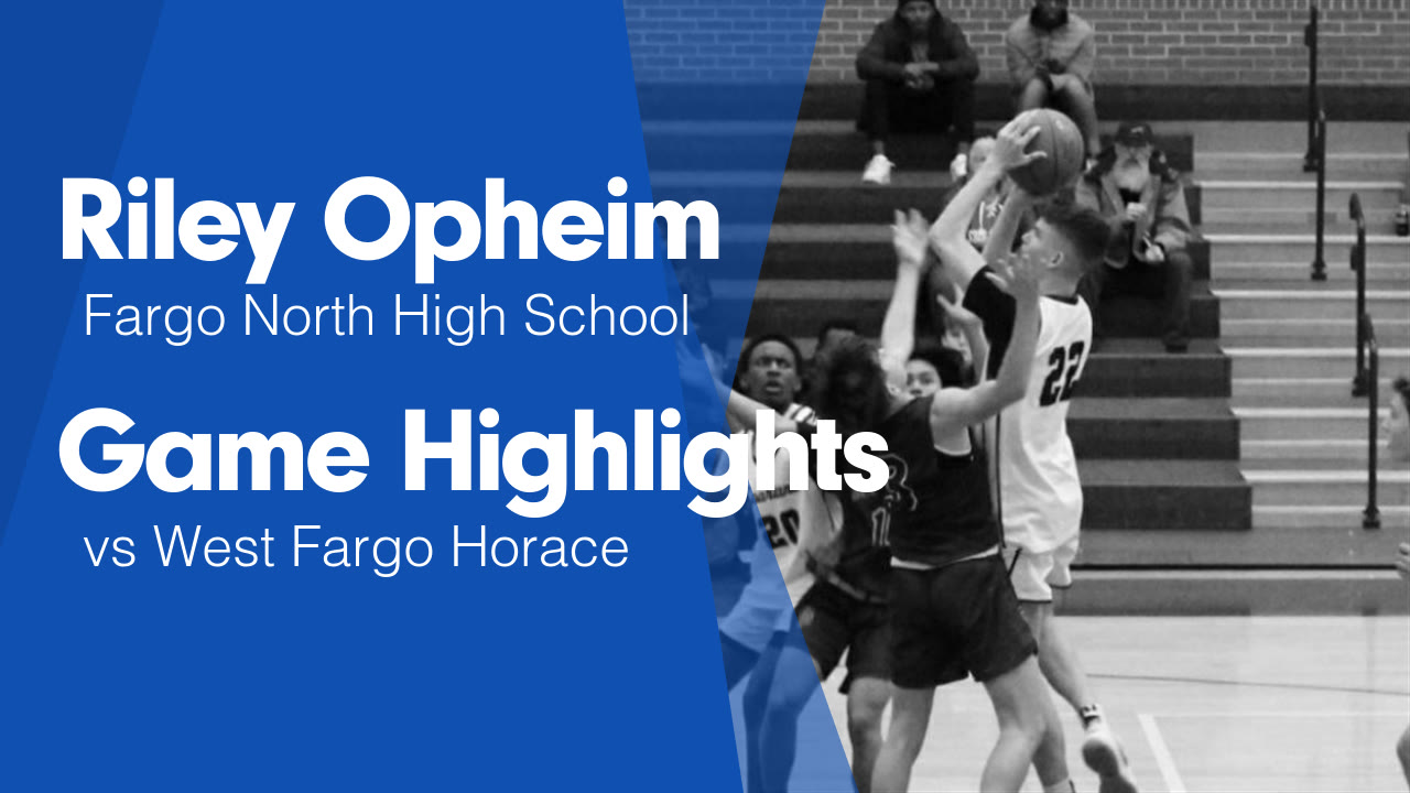 Game Highlights vs West Fargo Horace - Riley Opheim highlights - Hudl