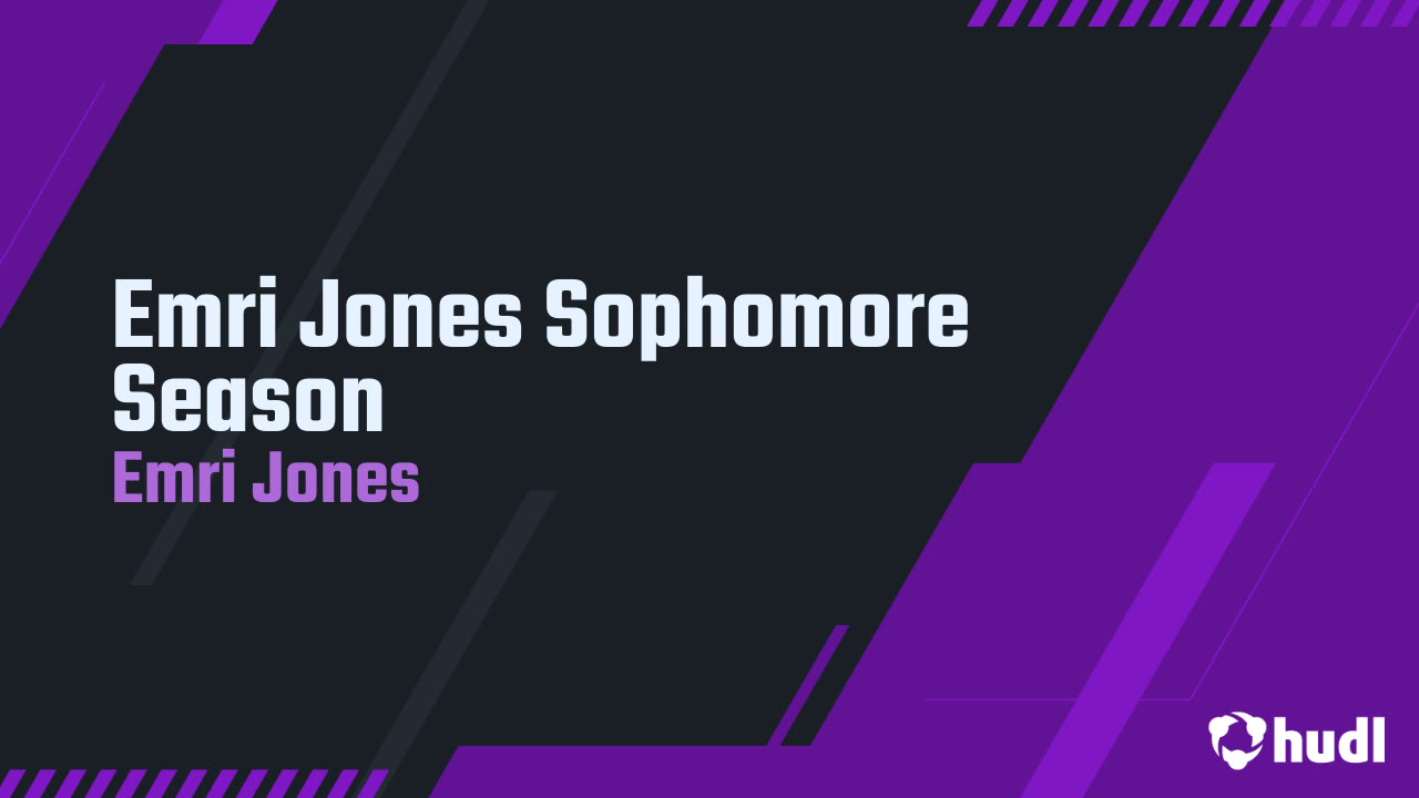 Emri Jones Sophomore Season - Emri Jones highlights - Hudl