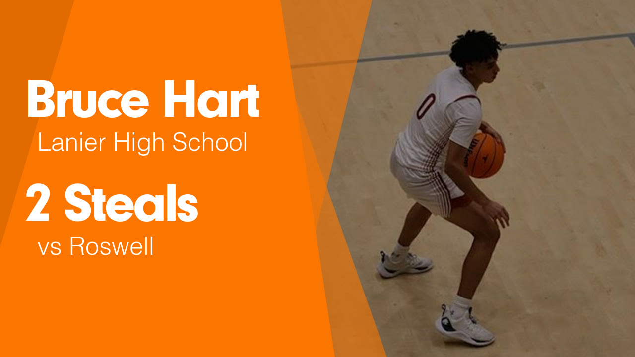 2 Steals vs Roswell - Bruce Hart highlights - Hudl