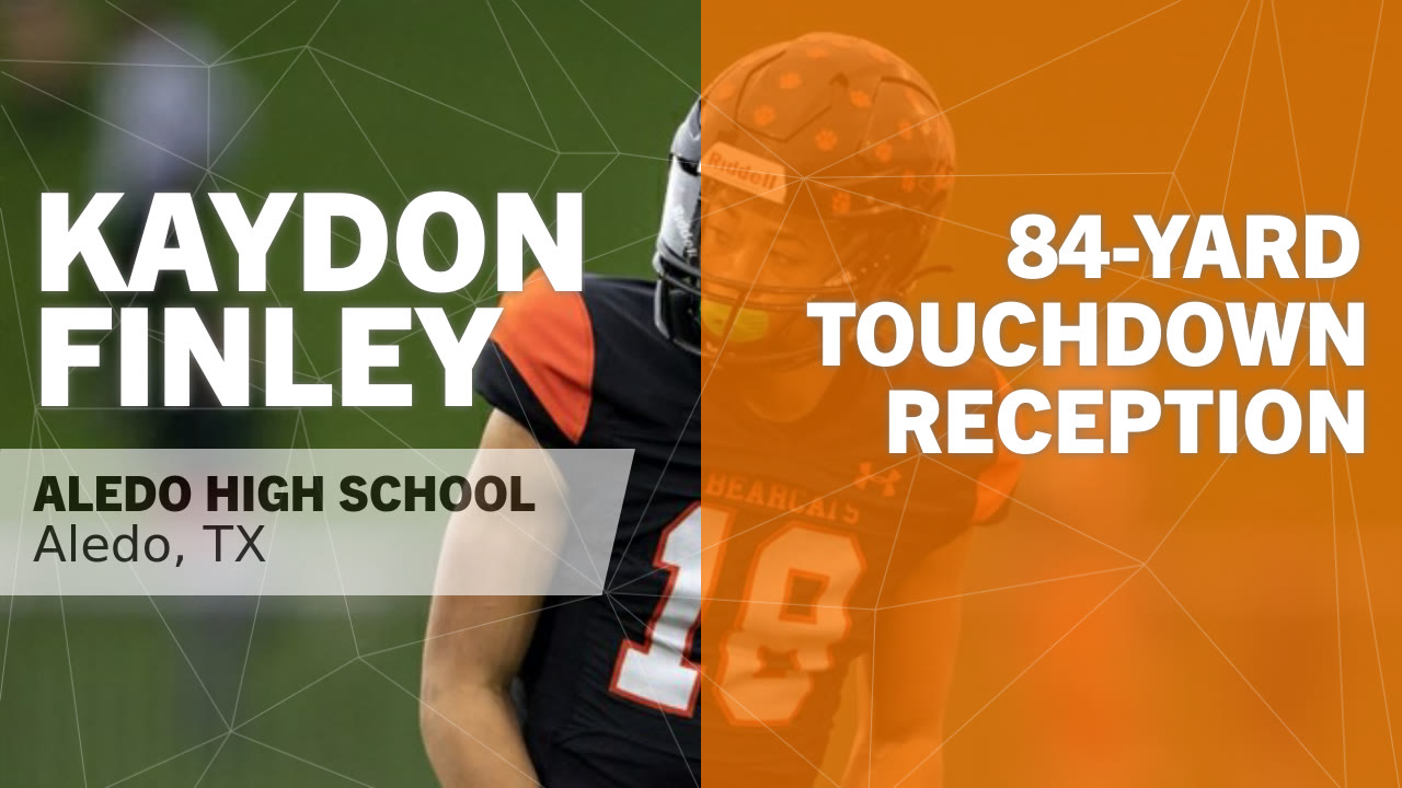 84-yard Touchdown Reception vs Red Oak - Kaydon Finley highlights - Hudl