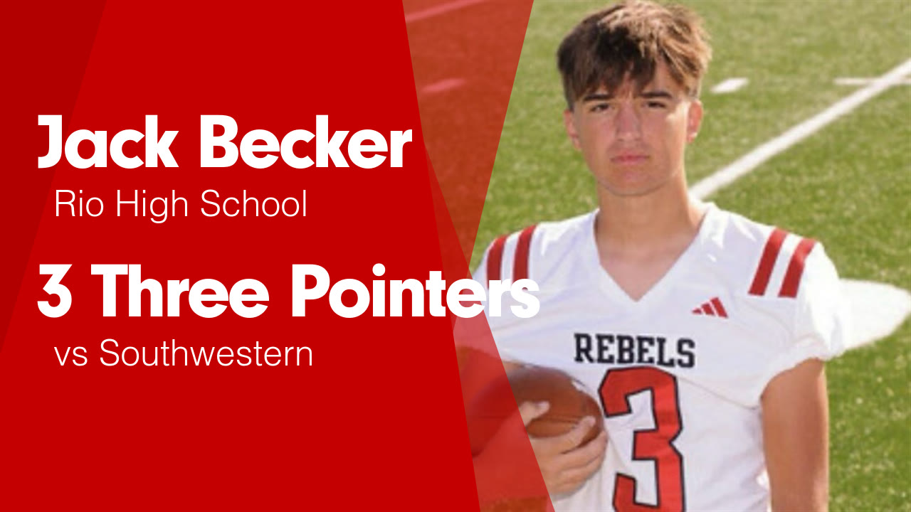 3 Three Pointers vs Southwestern - Jack Becker highlights - Hudl