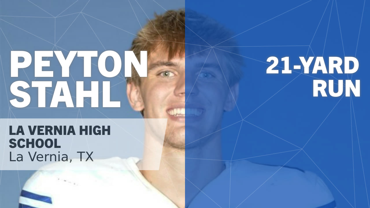 21-yard Run vs Tuloso-Midway - Peyton Stahl highlights - Hudl