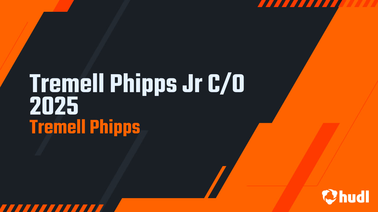 Tremell Phipps Jr C/O 2025 - Tremell Phipps highlights - Hudl
