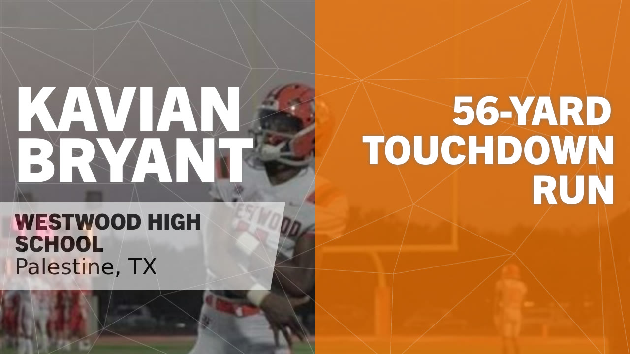 56-yard Touchdown Run vs Timpson - Kavian Bryant highlights - Hudl