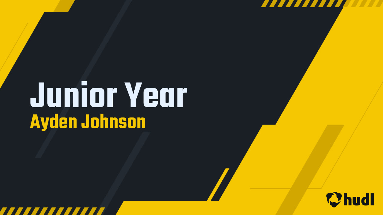 Junior Year - Ayden Johnson highlights - Hudl