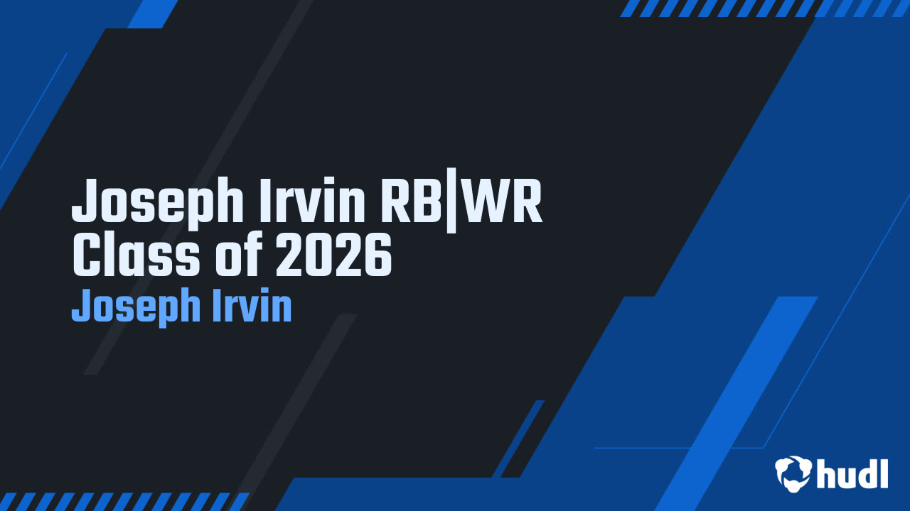Joseph Irvin RB|WR Class of 2026 - Joseph Irvin highlights - Hudl