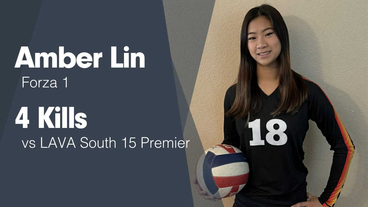 4 Kills vs LAVA South 15 Premier - Amber Lin highlights - Hudl